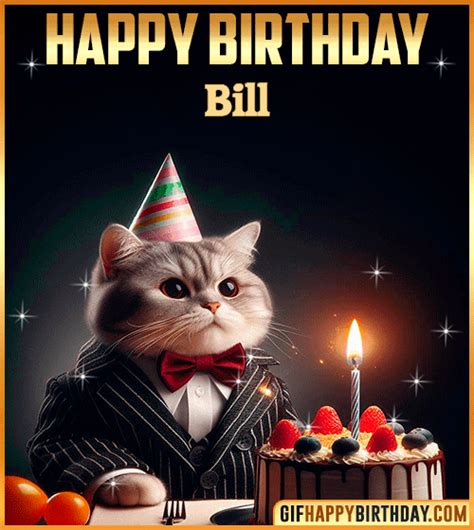 🎉 Happy Birthday Bill  🎂 Funny And Personalized Animated Wishes