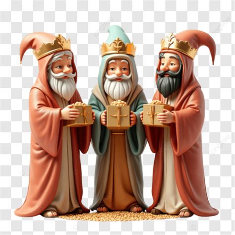 주현절의 정신을 축하하는 선물을 들고 있는 세 명의 현명한 왕 견적 선물을 들고 있는 세 명의 현명한 왕 주현절의 정신을 기념하다 Png 일러스트 및 이미지 에 대한