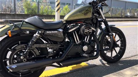 Harley Davidson Iron 883 반스앤하인즈 머플러 배기음 Youtube