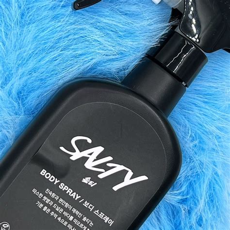 러쉬 솔티 바디스프레이 후기 바다의 짠내 네이버 블로그