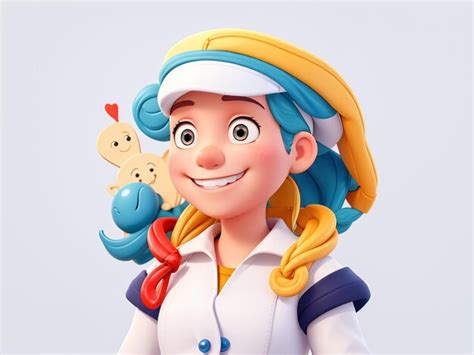 Premium Photo Sailor Logo Or Mascot Template