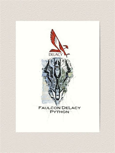 Elite Dangerous Python Sketch Art Print By Boneappletee Redbubble