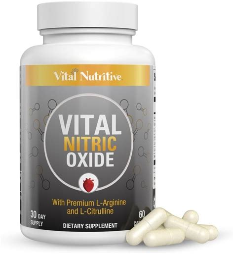 Vital Nitric Oxide Supplements For Men Workout Booster