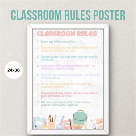 Pastel Classroom Rules At Tayla Macdermott Blog