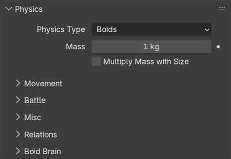 Boids Blender 50 Manual