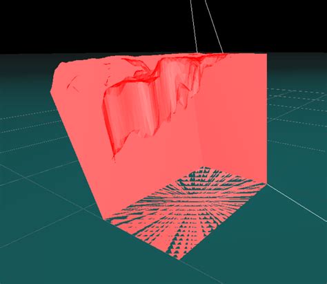 Javascript Drawing Custom Shapes With Three Buffergeometry Shape Is See Through Depending On
