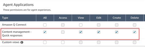 Assign Permissions To Manage Quick Responses In Amazon Connect Amazon Connect