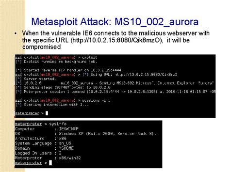 Penetration Testing Exploiting 2 Compromising Target By Metasploit