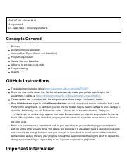 CMPUT201 W18 Assignment3Description Pdf CMPUT 201 Winter 2018