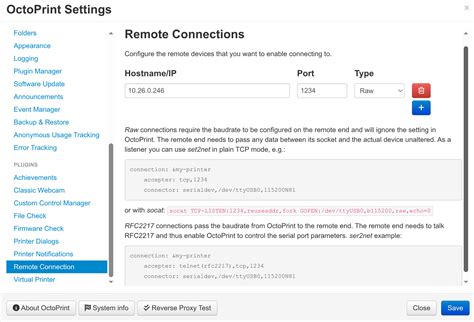 Octoprint Remoteconnection
