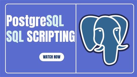 Biju Joseph On Linkedin Postgresql Sql Scripting Basics Quick Start