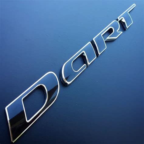Dodge Dart Rear Dart Badge Overlay Badgeskins
