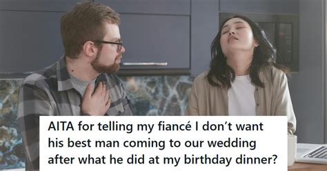 Bride Bans Fianc S Best Man From The Wedding After He Made A Cruel Joke About Her Ex In Front