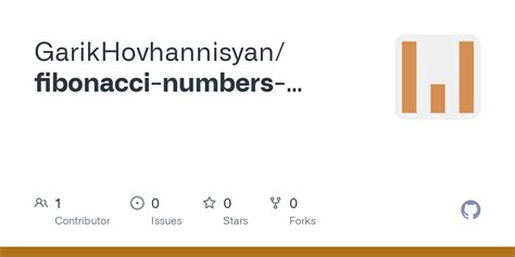 GitHub GarikHovhannisyan Fibonacci Numbers Project