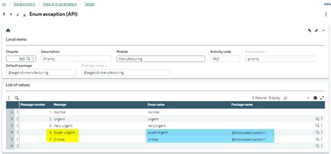 enum extensions sage developer