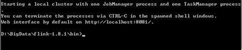 windows下flink安装与启动 flink 可以使用windows启动吗 csdn博客