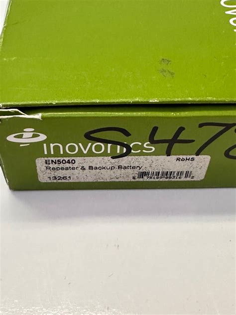 Inovonics Repeater And Backup Battery En5040 Mining And Industrial Surplus