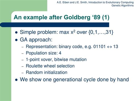 Ppt Genetic Algorithms Powerpoint Presentation Free Download Id150200