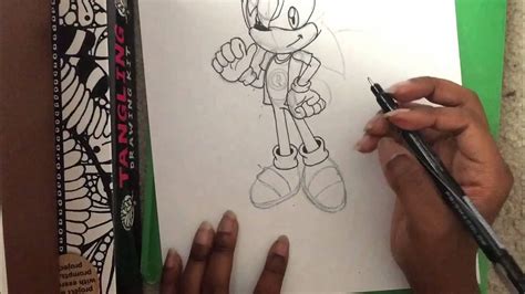 Devin The Hedgehog Speed Draw Youtube