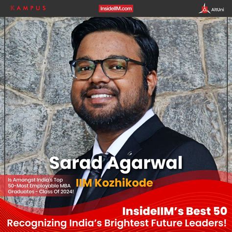 Sarad Agarwal On Linkedin Iimkozhikode Mba Top50 Iimk 21 Comments