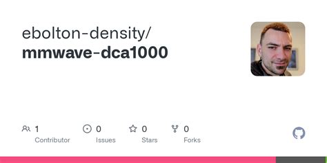 Github Ebolton Densitymmwave Dca1000