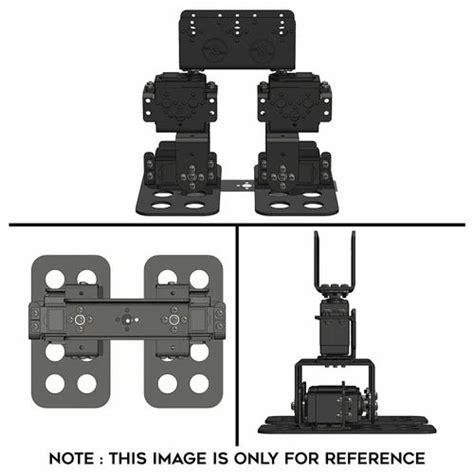 Sunrobotics 4dof Biped Humanoid Robot Chassis Diy Kit With Metal Geared Servo Motors