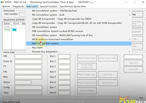 how to use vvdi mlb tool with vvdi2 to add mlb key