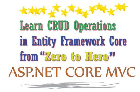 Aspnet Core Learn Crud Operations In Entity Framework Core From Zero