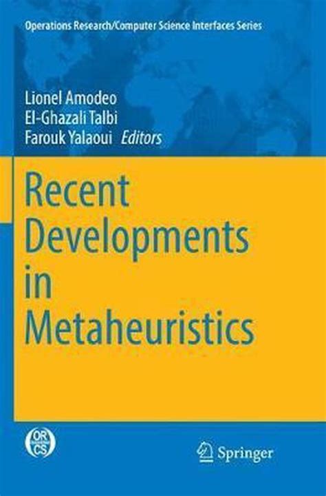 operations research computer science interfaces series recent