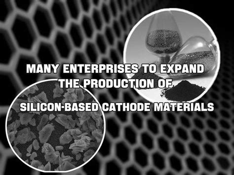 Many Enterprises To Expand The Production Of Silicon Based Cathode Materials Tycorun Energy