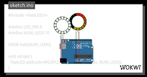 氛围灯玩具 Wokwi Esp32 Stm32 Arduino Simulator