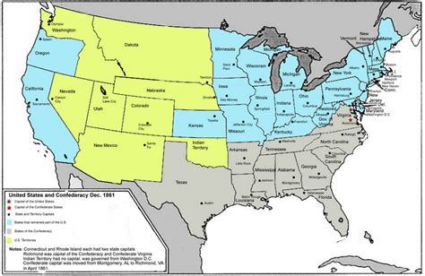 Карта гражданской войны в сша 1861 1865 Фото подборки 3