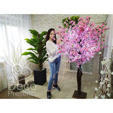 Декоративное дерево Розовая Сакура Деревья из цветов