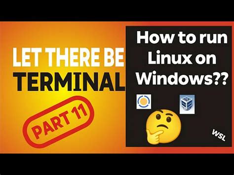 Linux Bash Terminalrunning Linux On Windows Part 11