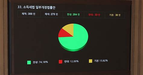 금투세 폐지 가상자산 과세 유예 소득세법 개정안 가결
