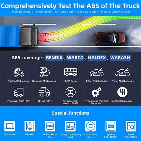 Diagnostic Tool For Bendix ABS And Trucks Lawn Tractor Co