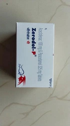 Zerodol P Strength 100mg At ₹ 49 12 Stripe In Dhamnod Id 2853025556733
