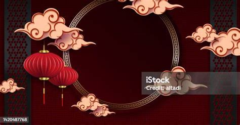 종이 아트 스타일의 풍선과 구름이있는 진한 빨간색 그림 0명에 대한 스톡 벡터 아트 및 기타 이미지 0명 1위 가리기