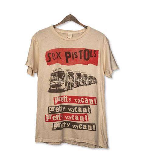 Madeworn Sex Pistols Pretty Vacant Tea Stained Rinostore