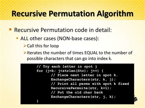Ppt More Recursion Permutations And Towers Of Hanoi Powerpoint