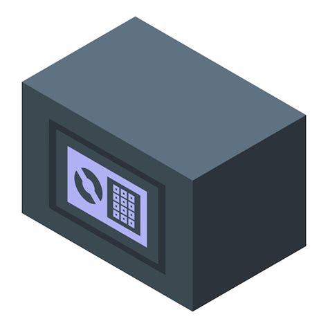 Premium Vector Modern Steel Safe Storing Important Items Isometric View