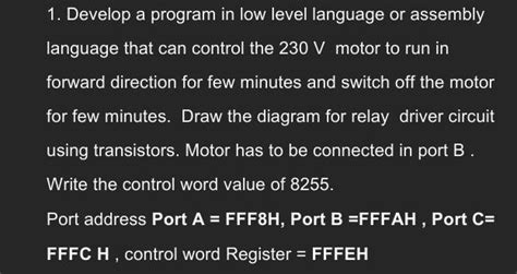 Solved Solution Must Include This Parts Diagram Main