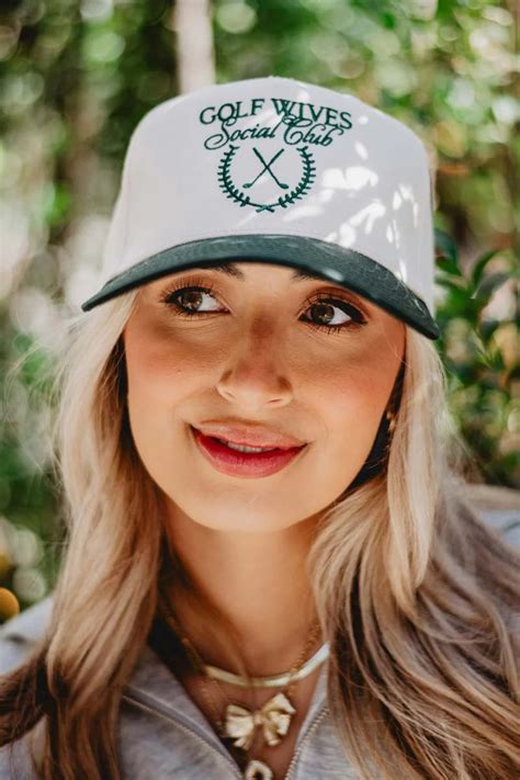 Golf Wives Social Club Two Toned Vintage Canda Custom Stitching