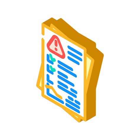 Mitigation Plan Risk Isometric Icon Vector Illustration 32519293 Vector