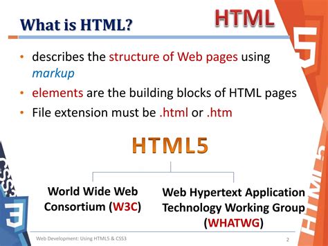 Basic Html Structure Pptx Web Development Internet