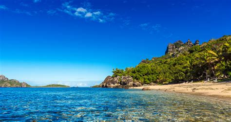 섬 피지의 모래 해변의 전망 텍스트의 공간을 복사합니다 0명에 대한 스톡 사진 및 기타 이미지 0명 경관 관광 Istock