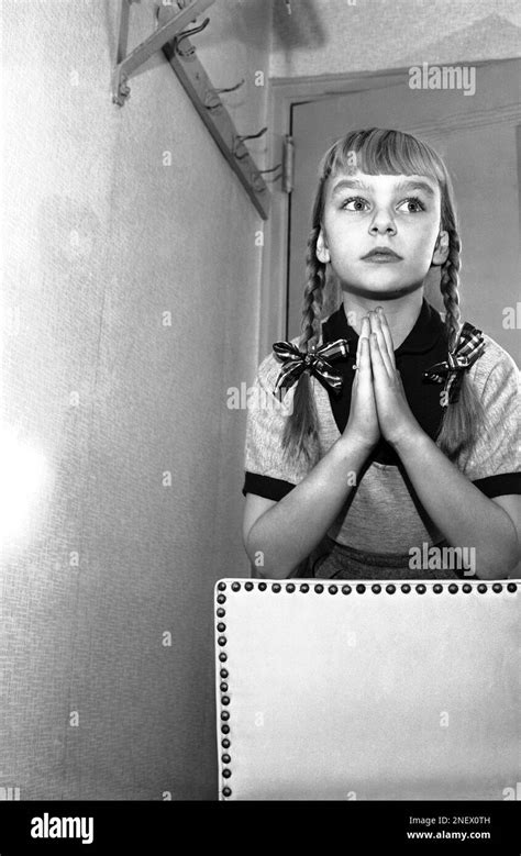 Patty Mccormack A 9 Year Old With Blue Eyes And Golden Braids Looking