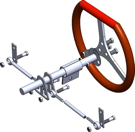 Exploded View Of The Steering System Download Scientific Diagram