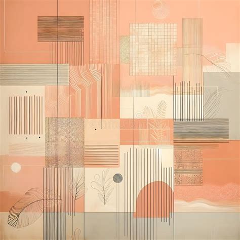 Generative Ai Abstract Peach Colored Art Stock Illustration Illustration Of Flow Abstract