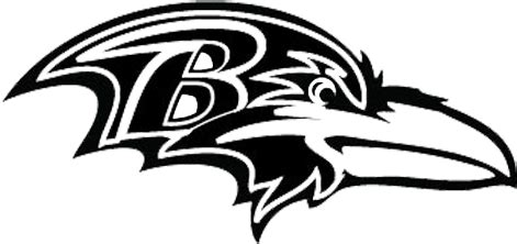 Glass Etching Logo Files Anyone Baltimore Ravens Logo Clipart 500x242 Png Clipart Download
